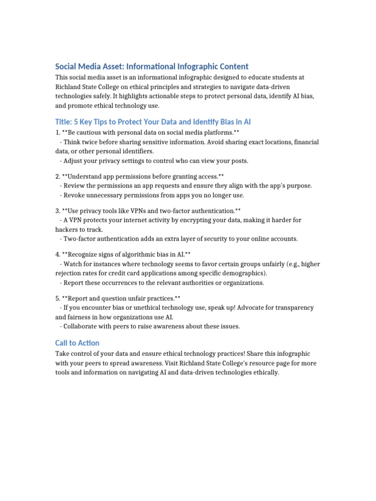 Social Media Asset Infographic Content | PDF