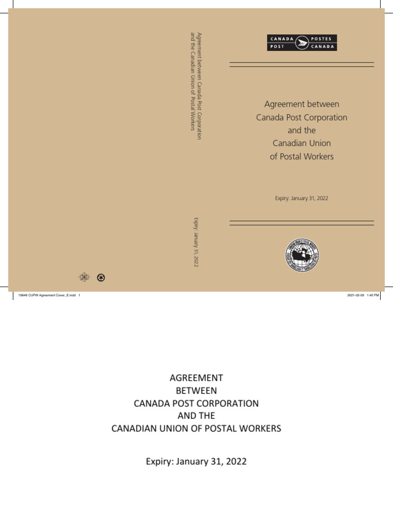 Canada Post Convention | PDF | Cost Of Living | Personal Protective ...