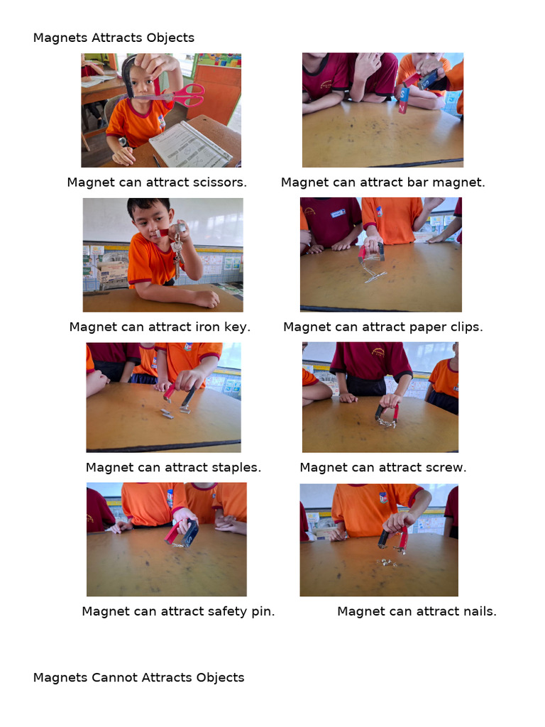 Magnets Attracts Objects | PDF