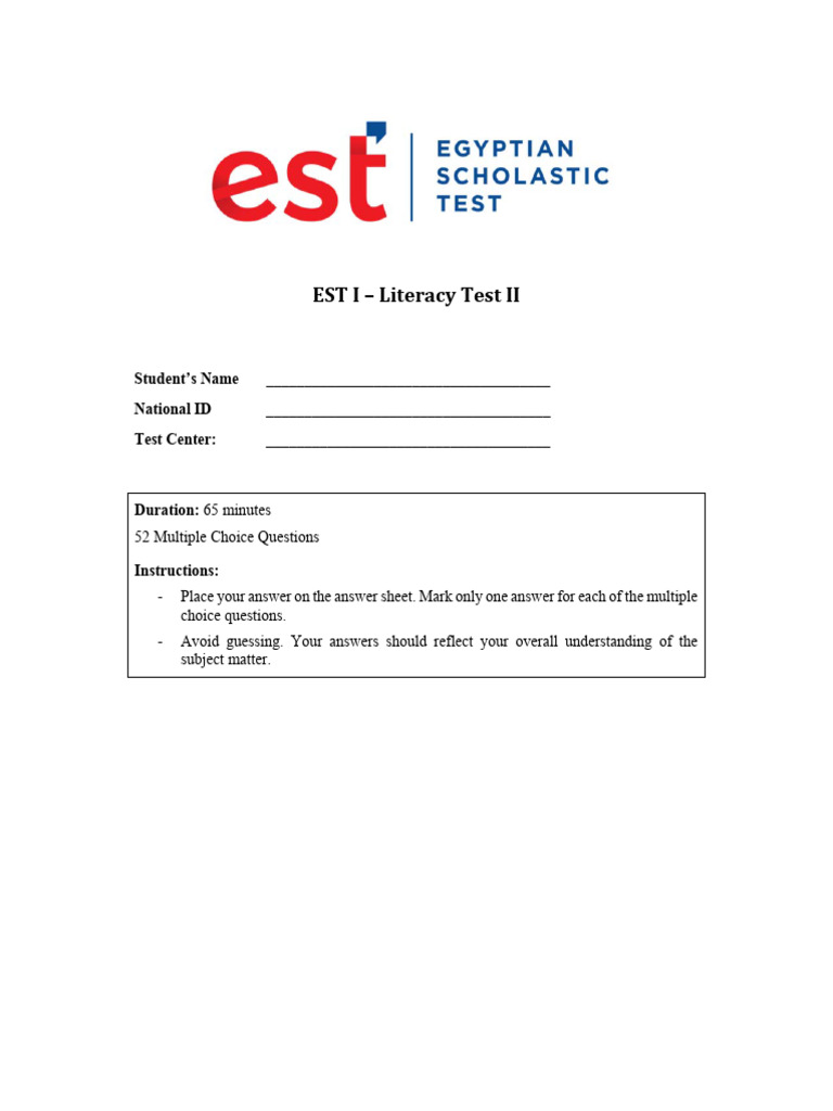 Reading Tests | PDF | Refraction | Light