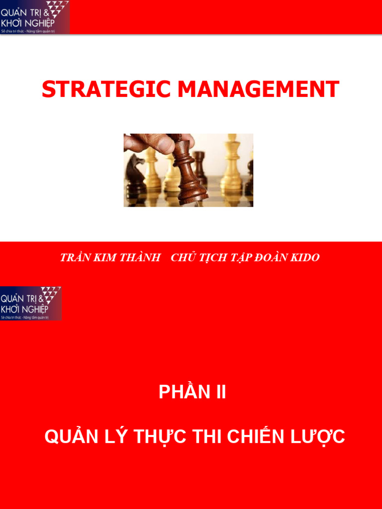 Strategic Management 8 Ceo QT KN p2 Trankimthanh | PDF