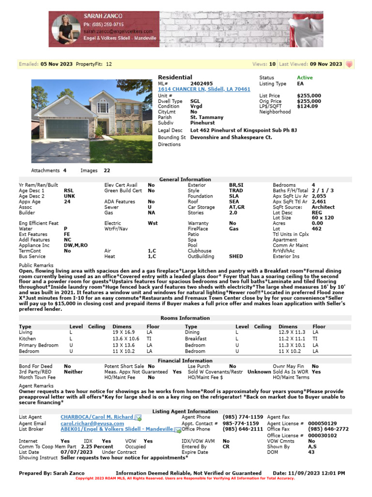 1614 Chancer Lane MLSA AV | PDF | Room | Home