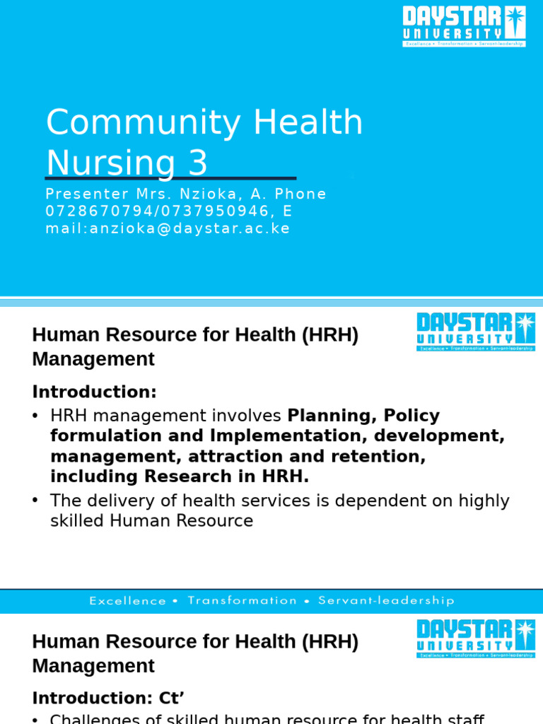 HRH Management in Kenya: Policies & Practices | PDF | Employment ...