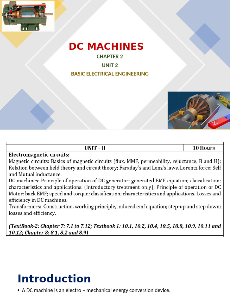 DC Machines: Basics & Applications | PDF | Transformer ...
