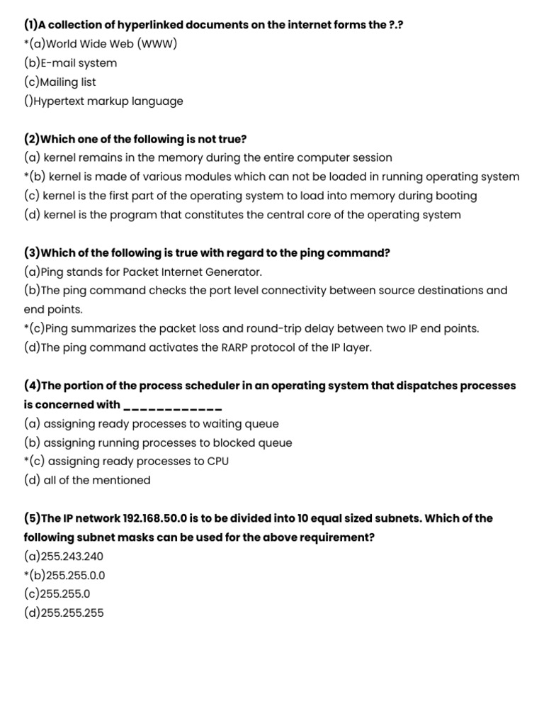 Sample Accenture Set1 Technical Assesment | PDF | Transmission Control Protocol | File Transfer ...