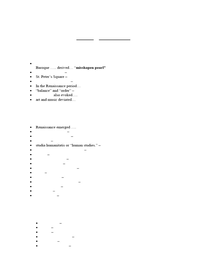 Pattern Notes MAPEH ENG | PDF