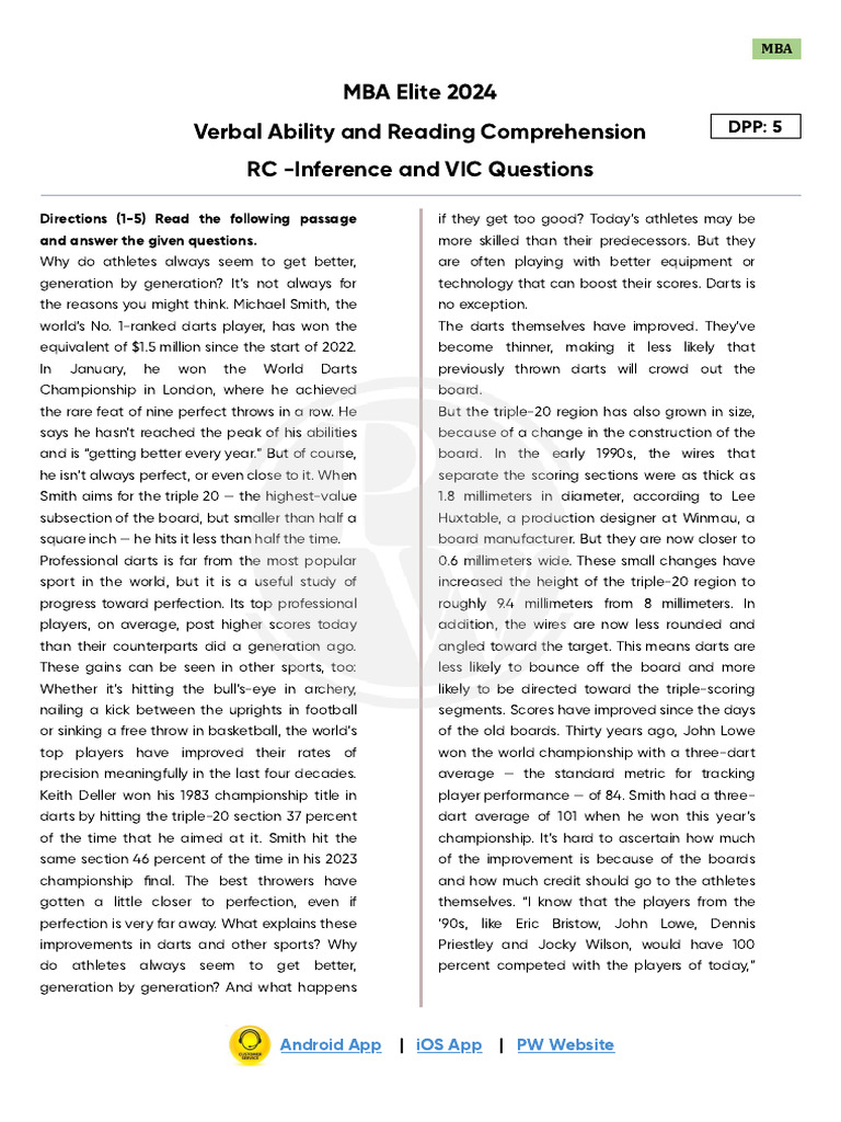 Reading Comprehension 5 | PDF | Bp | Dividend
