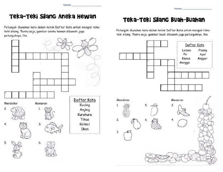 TTS Buah Dan Hewan | PDF
