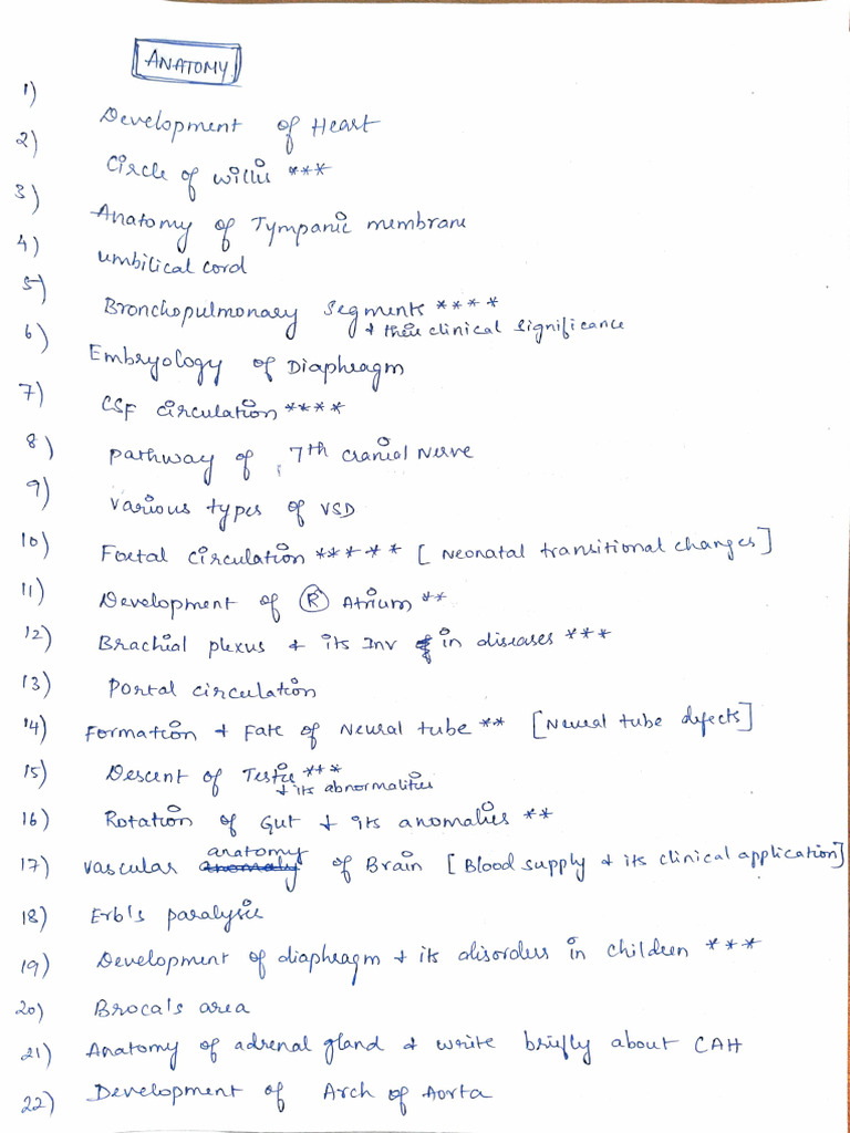 Anatomy Physio Patho Questions | PDF
