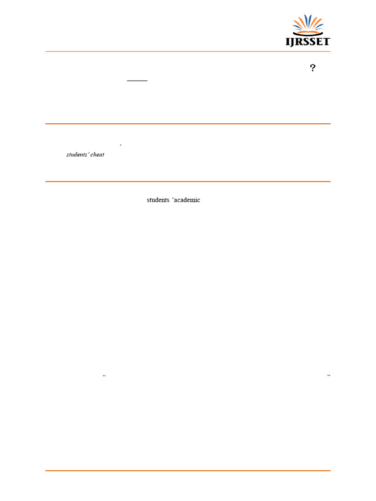 6 Prevent Cheating In Exams Game Theory Pdf Teachers