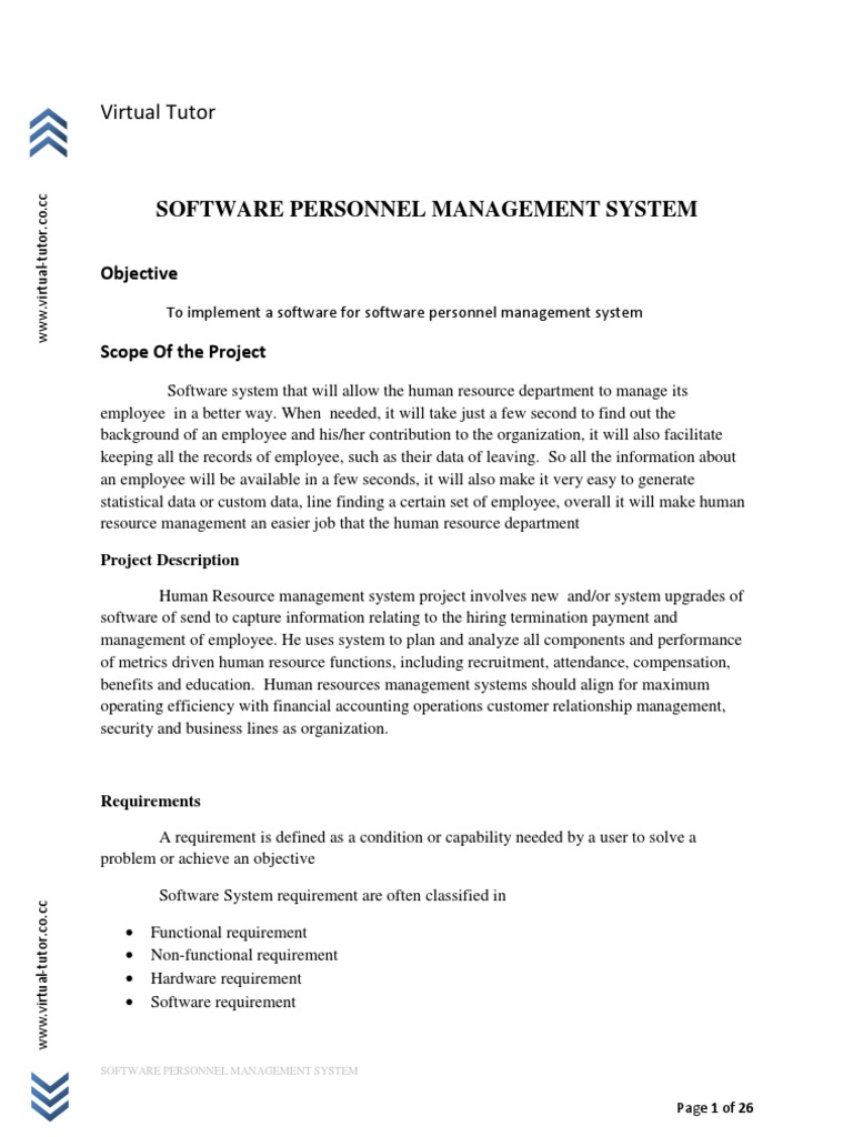 Software Personnel Management System | PDF | Risk Management | Human ...