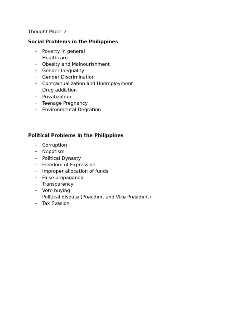 Thought Paper 2 | PDF