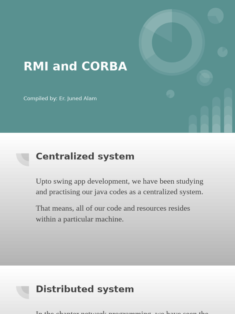 Unit-8 Rmi and Corba | PDF | Common Object Request Broker Architecture ...