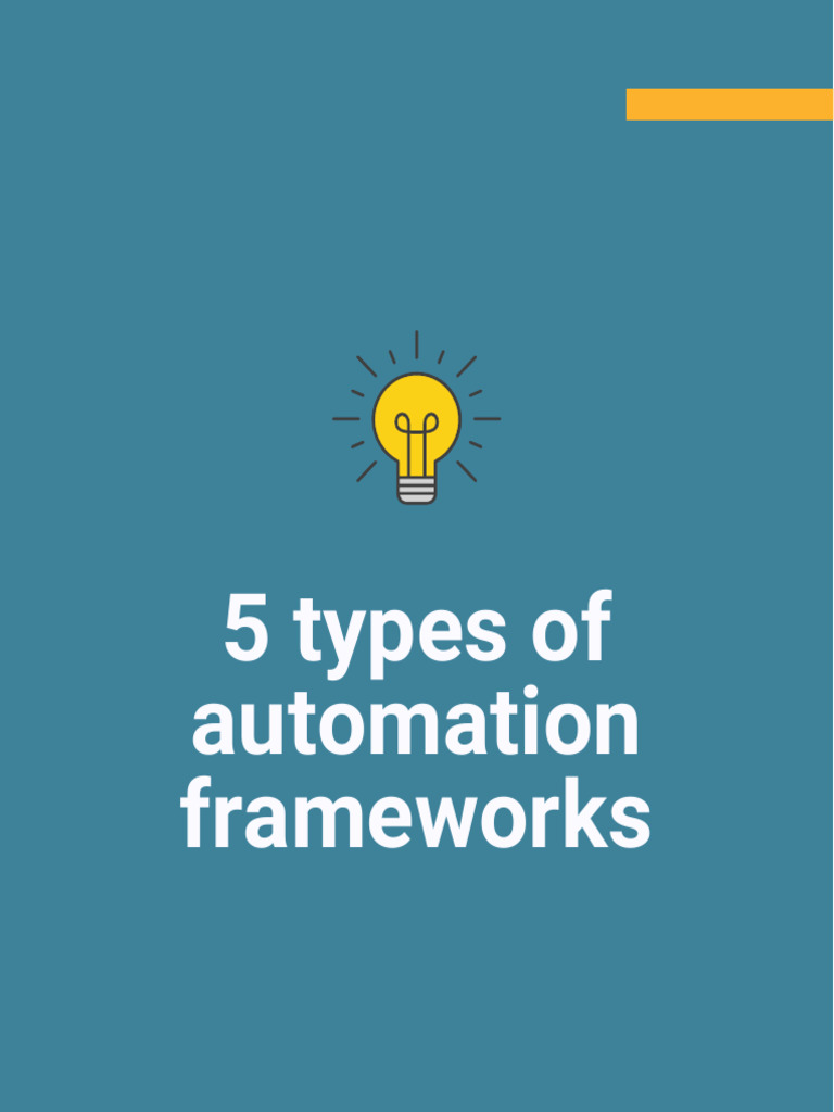 Top Test Automation Frameworks Pdf