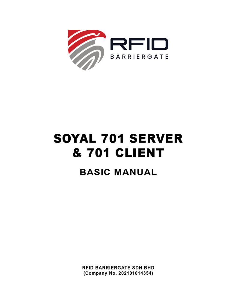 Soyal 701 Server & Client - RFID Bgate | PDF