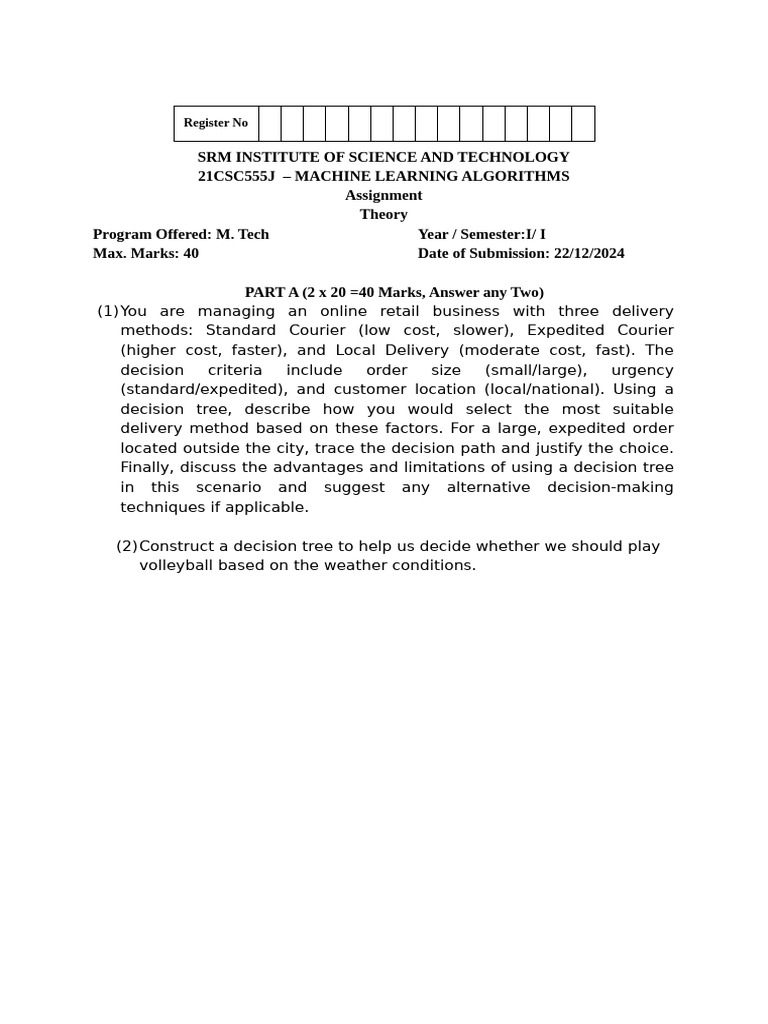 CT2 Assignment (1) | PDF | Machine Learning | Applied Mathematics