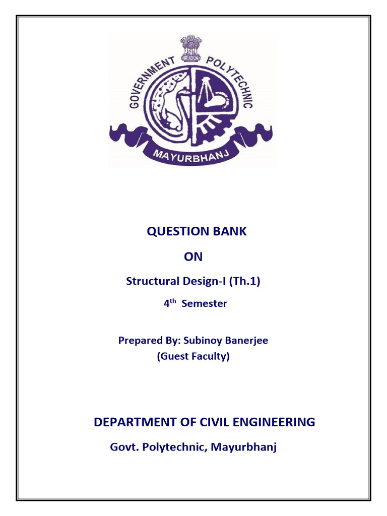 STRUCTURE DESIGN.pdf | PDF | Bending | Beam (Structure)