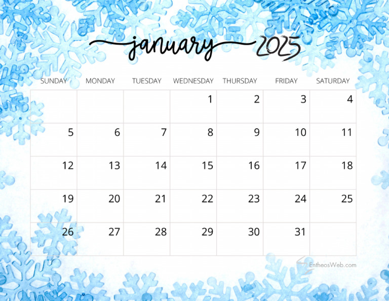 January 2025 Calendars Planner 2 | PDF