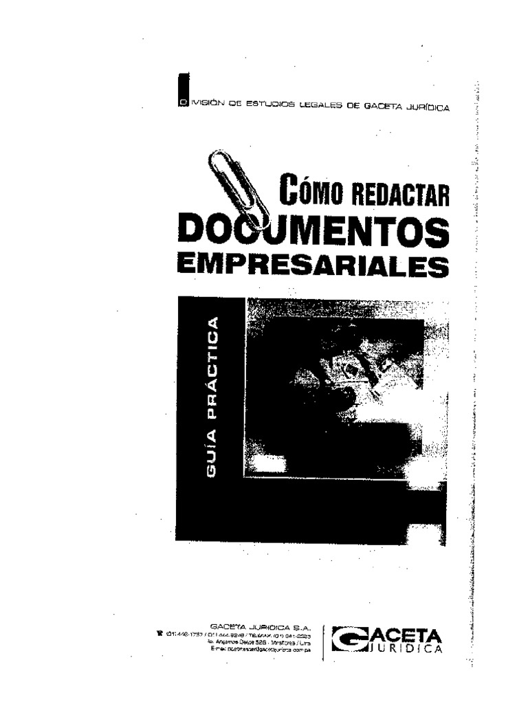 Como Redactar Documentos Empresariales | PDF