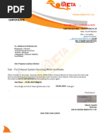 NFPA 13 - Aboveground Piping Test Certificate Zona 1 PDF | PDF | Valve ...