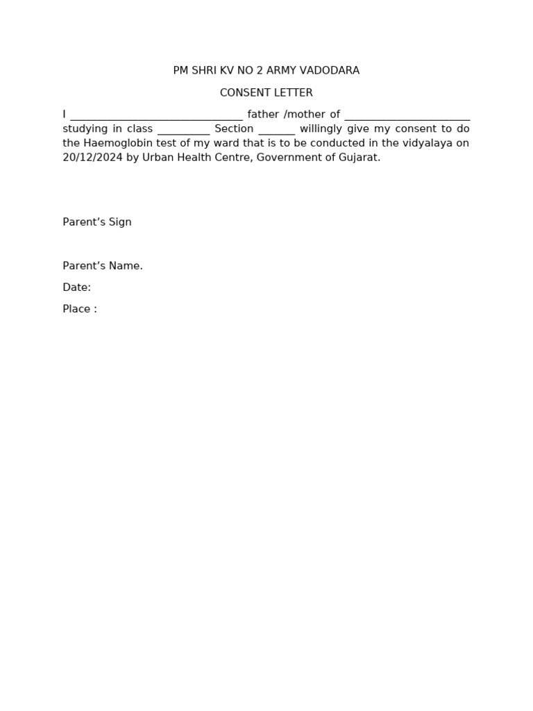 Consent Letter | PDF