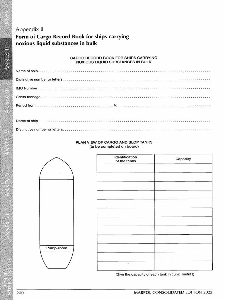 Cargo Record Book | PDF