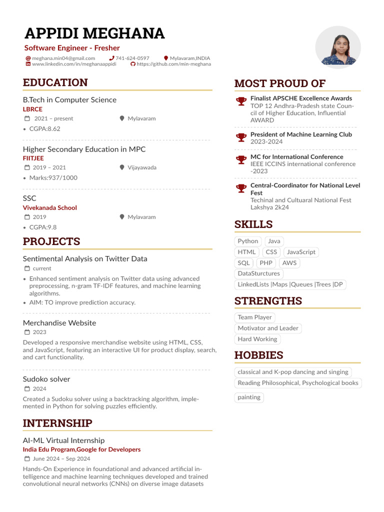 AltaCV_Template__1_ | PDF | Machine Learning | Computing