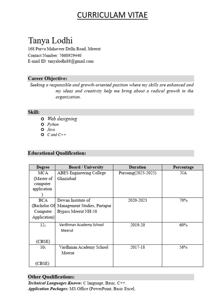 Document From Tanya | PDF