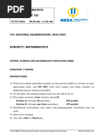 2024 Mathematics Primary P6 Past Paper NESA | PDF | Mathematics