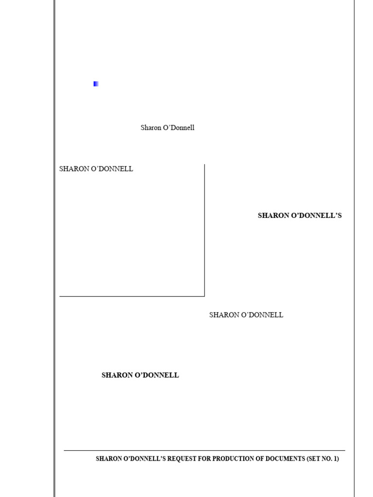 Request for Production of Documents | PDF | Mail | United States Postal ...