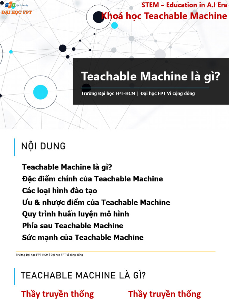 STEM1 - Teachable Machine - 01 - What Is Teachable Machine | PDF