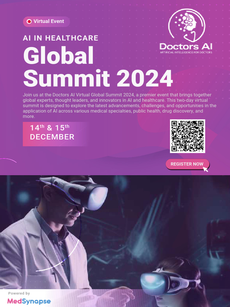AI Global Summit 2024 Agenda | PDF | Personalized Medicine | Artificial ...