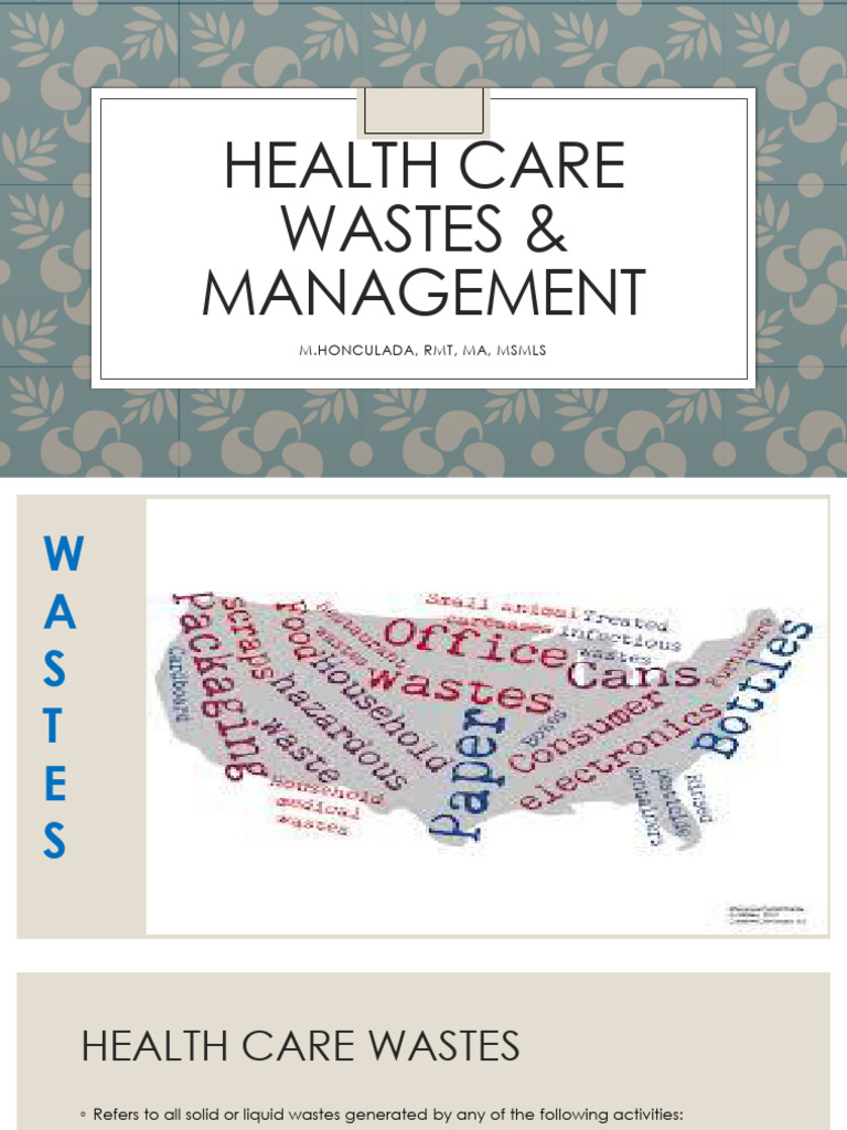 Health Care Waste Management | PDF | Waste Management | Waste