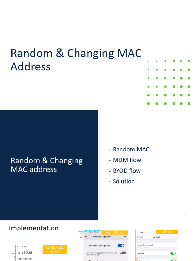 Random MAC Addresses | PDF | Wireless Lan | Wi Fi