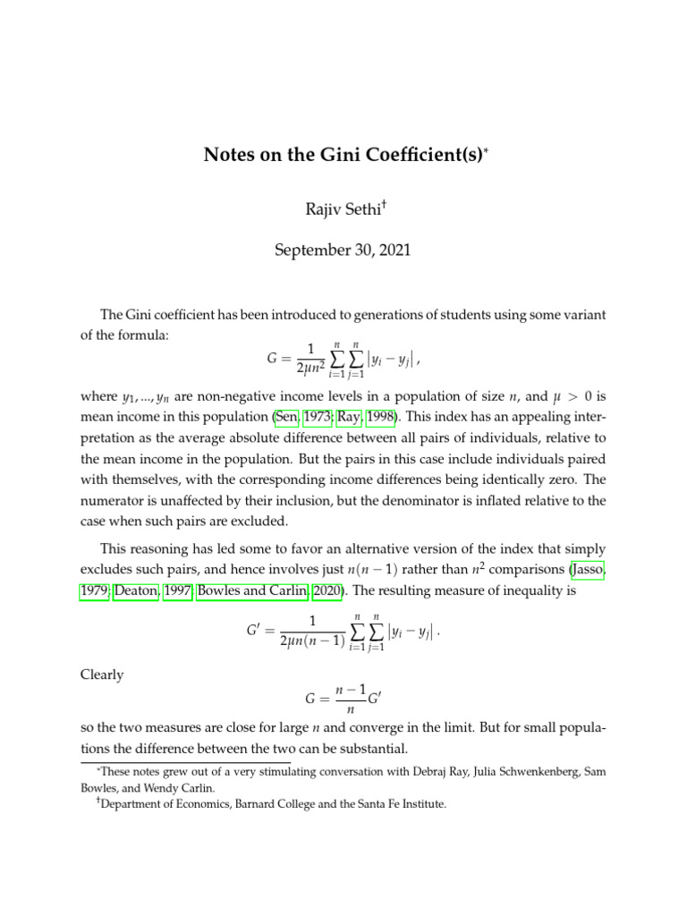 Gini RajivShetty | PDF | Gini Coefficient | Income Distribution