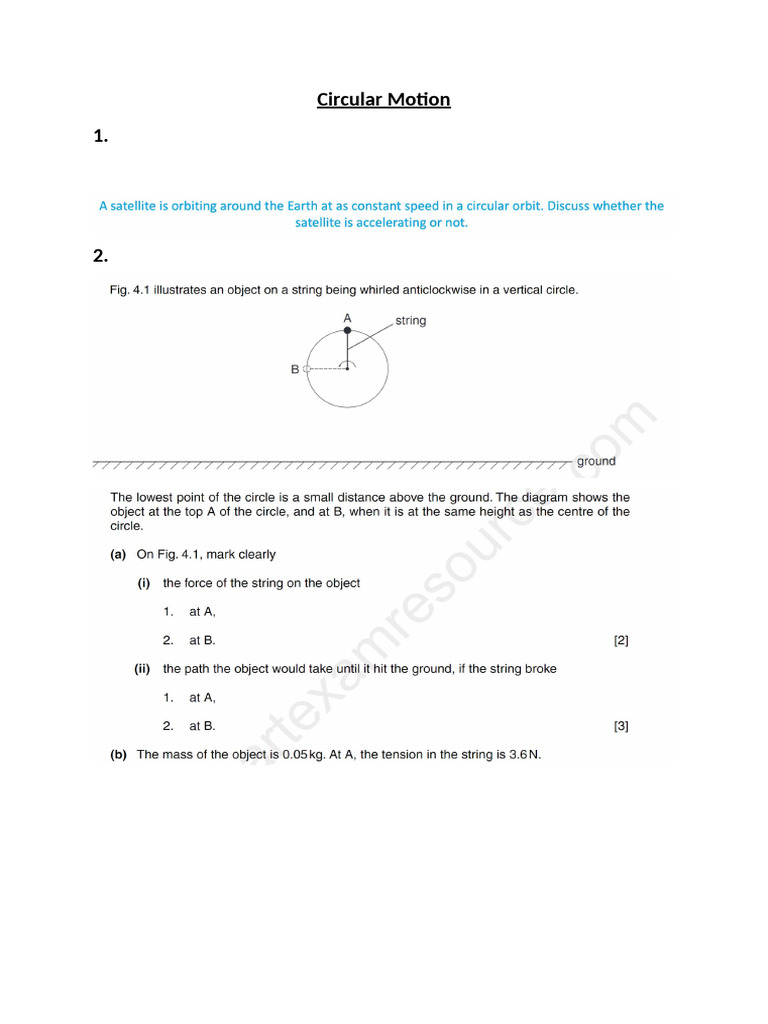 Circular Motion | PDF