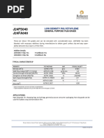 C080MA Impact Copolymer Data Sheet | PDF | Yield (Engineering ...