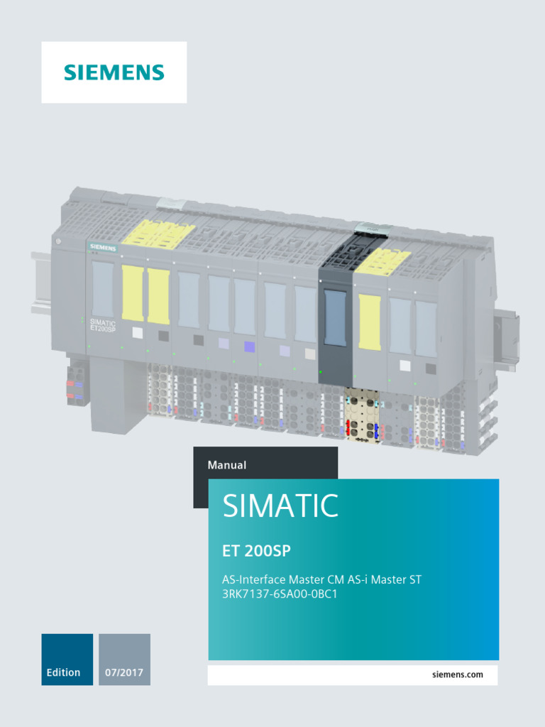 CM As-I Master ST Et200sp Manual 2017-07 En-Us | PDF | Power Supply ...