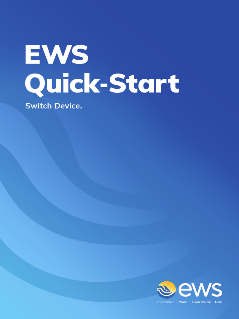 EWS_SWITCH_Quick-Start-Guide_ | PDF | Mobile App | Electrical Connector