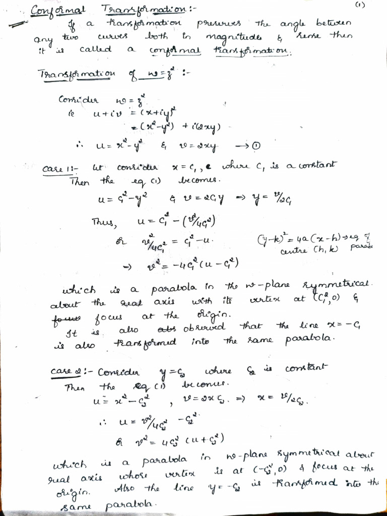 Conformal Transformation - 221220 - 214044 | PDF