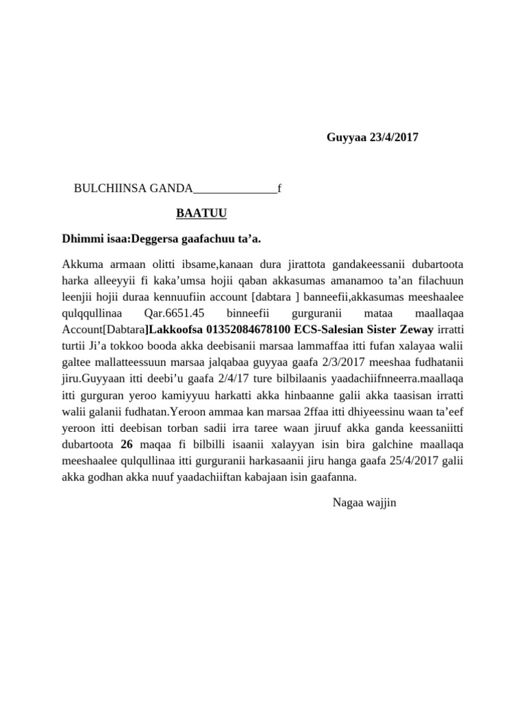 Kebele's Support | PDF