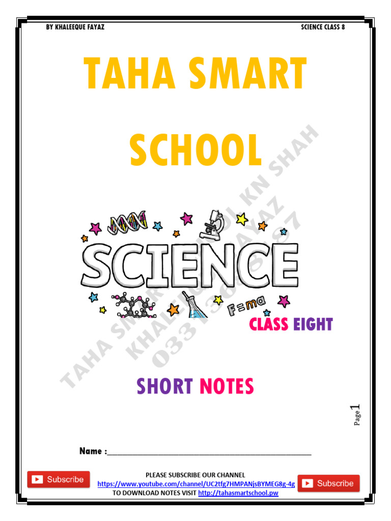 Science 8 Class Page 1 To 7 | PDF | Kidney | Nervous System