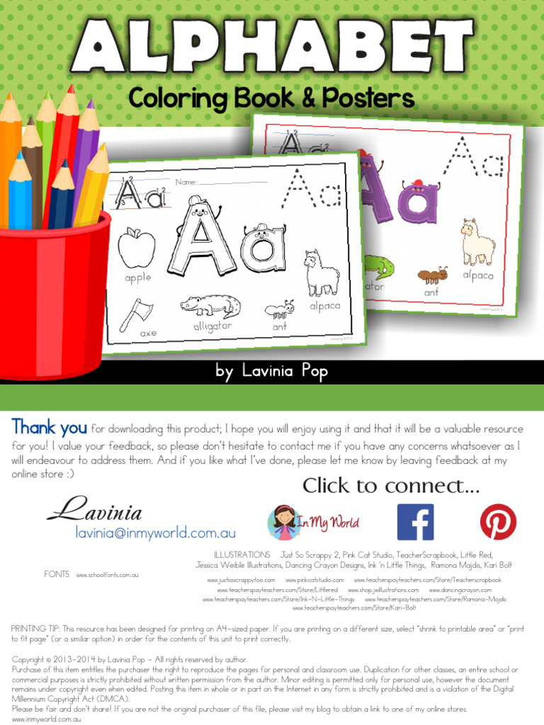 Alphabet Coloring Book for Kids | PDF