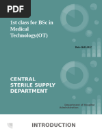 WORKFLOW OF CSSD IN HOSPITAL[1] | PDF | Sterilization (Microbiology ...