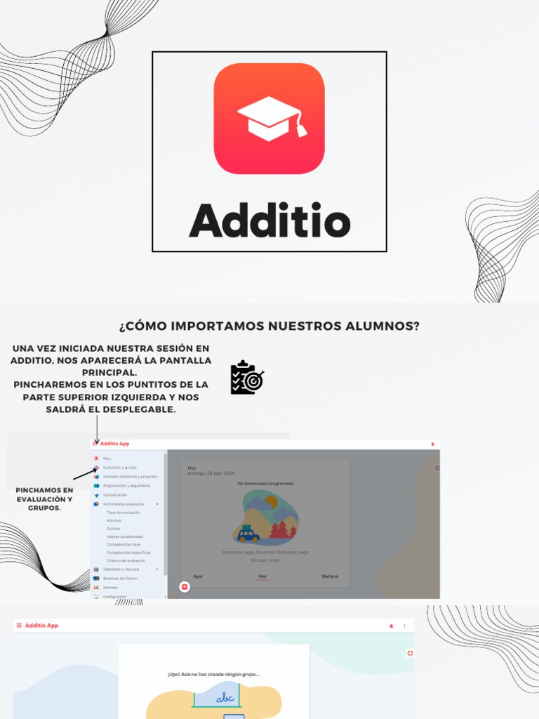 Importación y Evaluación en Additio | PDF