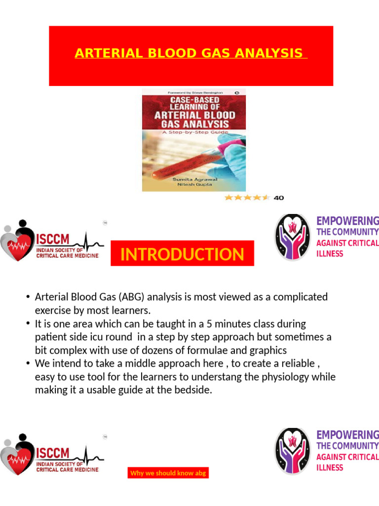 Arterial Blood Gas Analysis Guide | PDF | Medical Specialties | Physiology