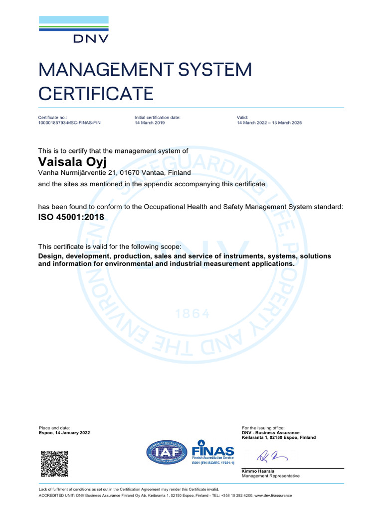 Iso45001 Eng 032022 | PDF