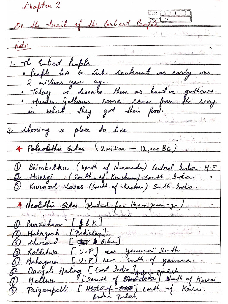 History Self Notes Sample 2 | PDF