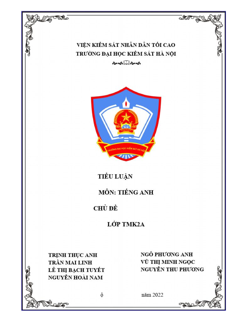 BTN Ti E1 Ba Beng Anh Module 10 NH c3 93m 2 Tmk2a 1 | PDF