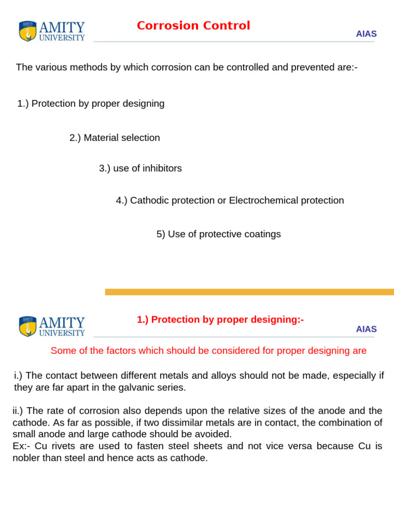 M4-L5 Corrosion Control | PDF | Corrosion | Anode
